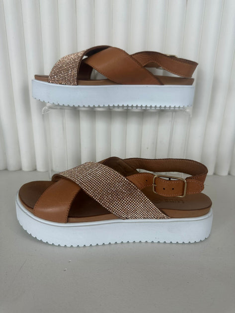 LINDY SLIDE - TAN | LUNA SOLE – Ms.H Lifestyle